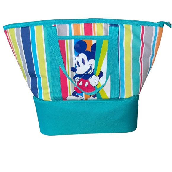 Other | Mickey Mouse Insulated Zip Cooler Tote Bag From The Disney ...